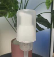 China Customizable Pantone Color Smooth Foam Pump Dispenser For 30mm Bottle Transparent Matt for sale