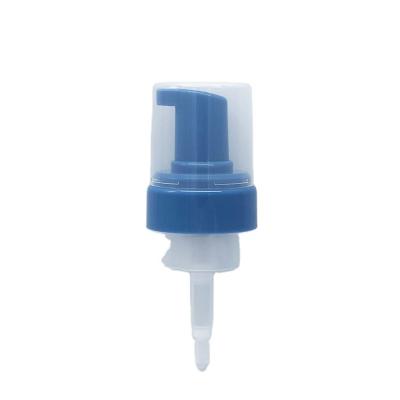 China White Clip Lock Way 1.5cc Output Foam Bottle Pump With Transparent Housing for sale