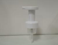 China White Plastic Head Foam Dispensing Pump For Industrial Needs for sale