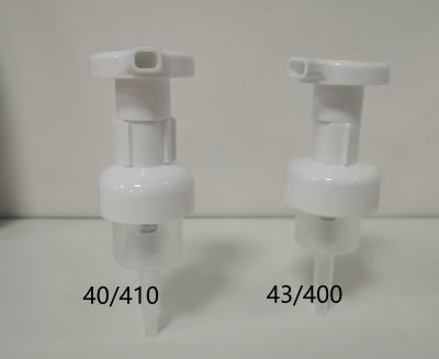 China Smooth Skin Cream Dispenser Plastic Foam Pump For Facecare With 0.8 Cc Output for sale