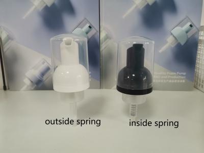 China Custom Order Accepted Cosmetic Lotion Pump With 0.8-1.5CC Output Inside / Outside Spring Compared for sale