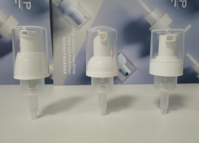 China External Spring PP Lotion Pump W/ Overcap 0.4CC Discharge Rate Free Samples for sale