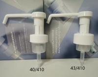 China Plastic Lotion Pump With Unique External Spring Design 0.8-1.5CC Output Secure Overcap / Clip Lockway for sale