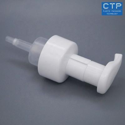 China Customized Colour Plastic Foam Pump with All-plastic Spring and 304ss Cylinder White Cylinder for sale