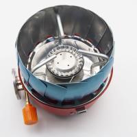 China Portable Camping Stove With Collapsible Serrated Pot Supports Precision Micro Metering Control Valve for sale