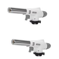 China 920 Wide Flame Gas Torch Gun Windproof Shroud Piezo Ignition For Outdoor Camping Cooking for sale