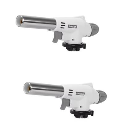 China 920 Wide Flame Gas Torch Gun Windproof Shroud Piezo Ignition For Outdoor Camping Cooking for sale