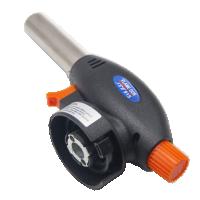 China Gas Flame Torch Compact Portable Butane Torch With 1300 Degree Celsius Soot Free Blue Flame for sale