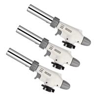 China Model 516C Professional Cassette Butane Gas Torch White Grey Trigger Ignition Flame Gun for sale