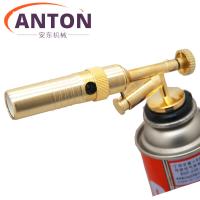 China Gold Finish Heavy Duty Manual Ignition 818D Gas Torch Head Multi Purpose Blowtorch for sale