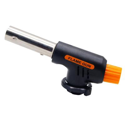 China 502C Multi Use Gas Torch Head Auto Piezo Ignition Blowtorch With Rear Rotary Gas Control Valve for sale