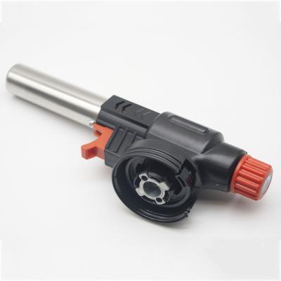 China Adjustable Flame Gas Torch Continuous Flow Control Ergonomic Handle Butane Welding Gun for sale