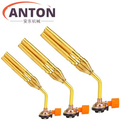 China 2108 Twin Burner Gas Torch Head Double Flame Dual Nozzle Wide Coverage Welding Soldering Heating Shrink Repair Tool for sale