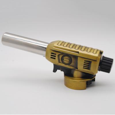 China Stainless Steel Gas Torch Gun Full Metal Body Anti Rust Corrosion Welding Soldering Outdoor for sale