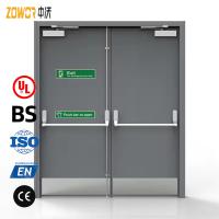 China Swing Open Single Hinged Commercial Steel Fireproof Insulated Doors for sale
