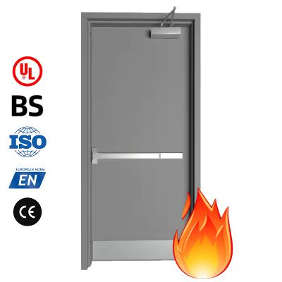 China 20-180 Minute Fire-resistant Door, Single Fire Door, Modern Homes, Schools, Hospitals, Steel Fire Safety Door for sale