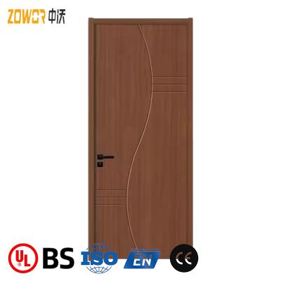 China Light Wood Solid Doors Fire Rated 90 Minutes FD30 with Frame Hardware for Commercial Villa Apartment Hotel Office Building for sale