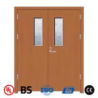 China Modern Design Stainless Steel Fire Doors Fire-rated Escape Doors with Nylon Screen Zowor Brand for sale