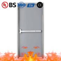 China Project Grade 90min Fire Rated Steel Door Commercial Emergency Exit Security Doors for School Hospital Bulk Supply for sale