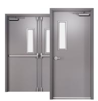 China Industrial Design Hospital Hygienic Purification Medical Steel Clean Room Door for Pharmacy Hospital Lab Office Apartment for sale
