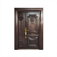 China Modern Security-certified Hotel Commercial Steel Fire Door, Double-layer External Metal Fire Door, 3-hour Fire Rating Fire Door for sale