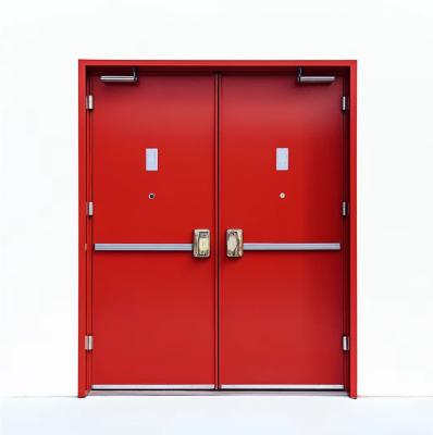 China Commercial Steel Fire Door with 2-hour Fire Resistance, Modern Access Control Panel, Suitable for School Projects for sale