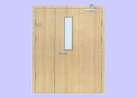 China 50mm Veneered Wood Fire Door with Steel Frame - Grade A/B/C 1.5/1.0/0.5 Hour Fire Resistance for sale