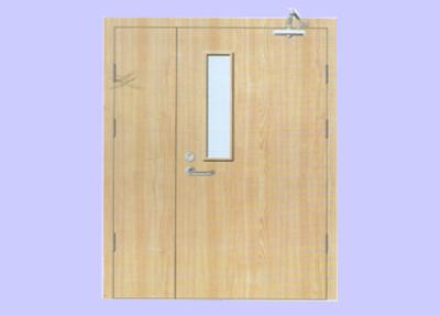 China 50mm Veneered Wood Fire Door with Steel Frame - Grade A/B/C 1.5/1.0/0.5 Hour Fire Resistance for sale