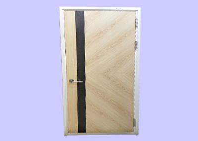 China Single Swing 60 Minute Fire Rated Wood Door with Steel Frame - Grade A/B/C Options in 50-55mm Thickness for sale