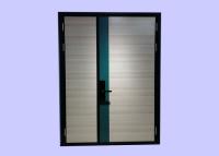 China 1 Hour Fire Rated Wood Fire Door with Steel Frame - 45mm Thickness, 112mm Frame Depth for Apartments for sale
