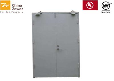 China Zowor Certified 3 Hour Fire Rated Steel Door Soundproof Commercial Hollow Metal Fireproof Lab Cleanroom Hospital 36x84 Modern for sale