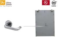 China Zowor Certified 3 Hour Fire Rated Steel Door Soundproof Commercial Hollow Metal Fireproof Lab Cleanroom Hospital 36x84 Modern for sale