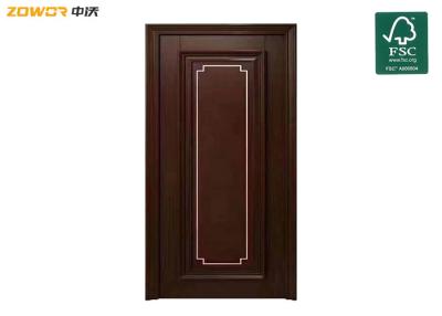 China 40mm Thick Flush Engineered Wooden Interior Door - Custom Sizes Up to 8'X8' with ISO/FSC Certification for sale