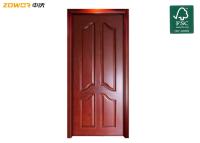 China 4 Panel PU Painting Hinged Pinewood Interior Doors - 38-65mm Thickness, W900xH2050mm Standard Size, ISO Certified for sale