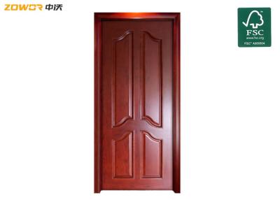 China 4 Panel PU Painting Hinged Pinewood Interior Doors - 38-65mm Thickness, W900xH2050mm Standard Size, ISO Certified for sale