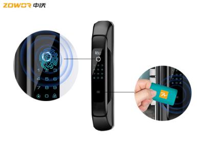 China Anti Theft 60μA 110mm Fingerprint Bluetooth Smart Lock with 300 Fingerprint Capacity and 40-110mm Door Compatibility for sale