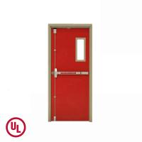 China Intertek Certified 50mm Honeycomb Steel Fire Exit Door - 90 Min UL Rating, 2200mm Max Size, Galvanized Construction for sale