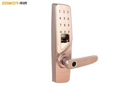 China 110mm 0.1s Fingerprint Smart Lock with 200 Fingerprint Capacity and 1000 Password Sets for Apartments for sale