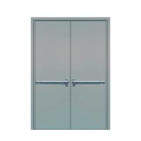 China Rust Proof Perlite Board 70mm Leaf Steel Exit Doors for sale