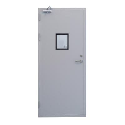 China 60min Hotel Swing Galvanized Steel Fire Exit Doors for sale