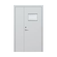 China CCC School 50mm Leaf UL 90mins Steel Fire Exit Doors for sale