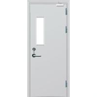 China Swing Open 1.5 Hour Galvanized Steel Fire Exit Doors for sale