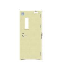 China UL & EI Certified Commercial Double 3-Hour Fireproof Steel Door, Exterior Fireproof Metal Door, Fireproof Exterior Steel Door for sale