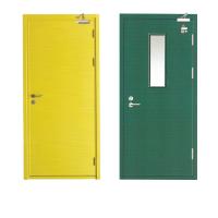 China 2100mm Swing Open UL Fireproof Steel Door with 90min Fire Rating and 1.2mm Steel Frame for sale