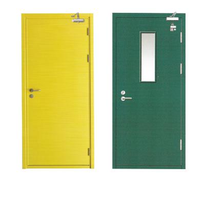 China 2100mm Swing Open UL Fireproof Steel Door with 90min Fire Rating and 1.2mm Steel Frame for sale