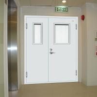 China Apartment Honeycomb 1.5H Fireproof Steel Exit Doors for sale
