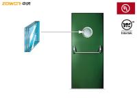 China Apartment Hotel 90 Mins UL Listed Fire Door Wooden Leaf Primer Finish for sale
