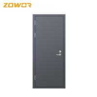 China Galvanized Steel Fire Safety Door Left Hand Flush Fireproof Security Door for sale