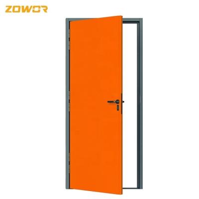 China Proofing Cyclone Tint Glazed Fire Safety Door Swing Opening for sale