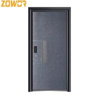 China Swing Opening 90mm Leaf Security Steel Door Heat Preservation ISO9001 for sale